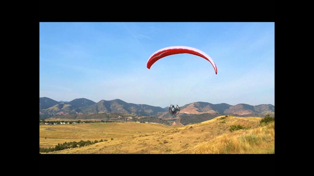 Powered Paragliding in Bear Creek Lake Park near The Homestead Golf ...