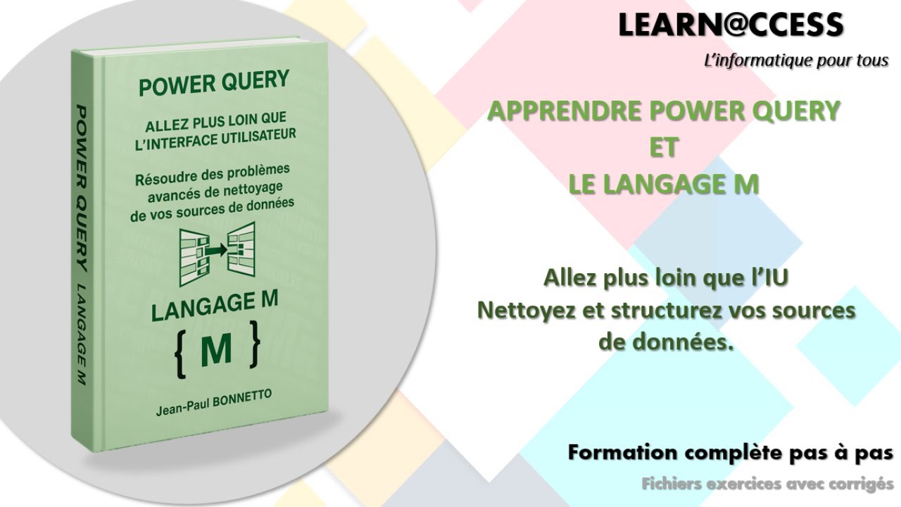Ebook - Formation complète au Langage M de Power Query - YouTube