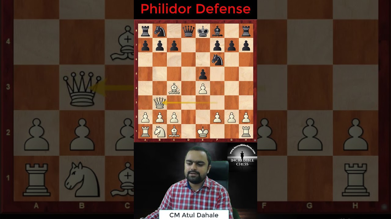 Chess Opening Trap : Philidor Defense #shorts - YouTube