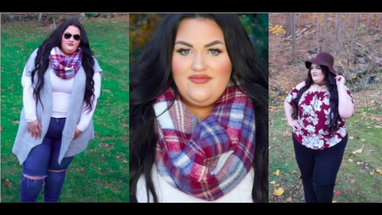 Quick Fall Plus Size Lookbook - YouTube