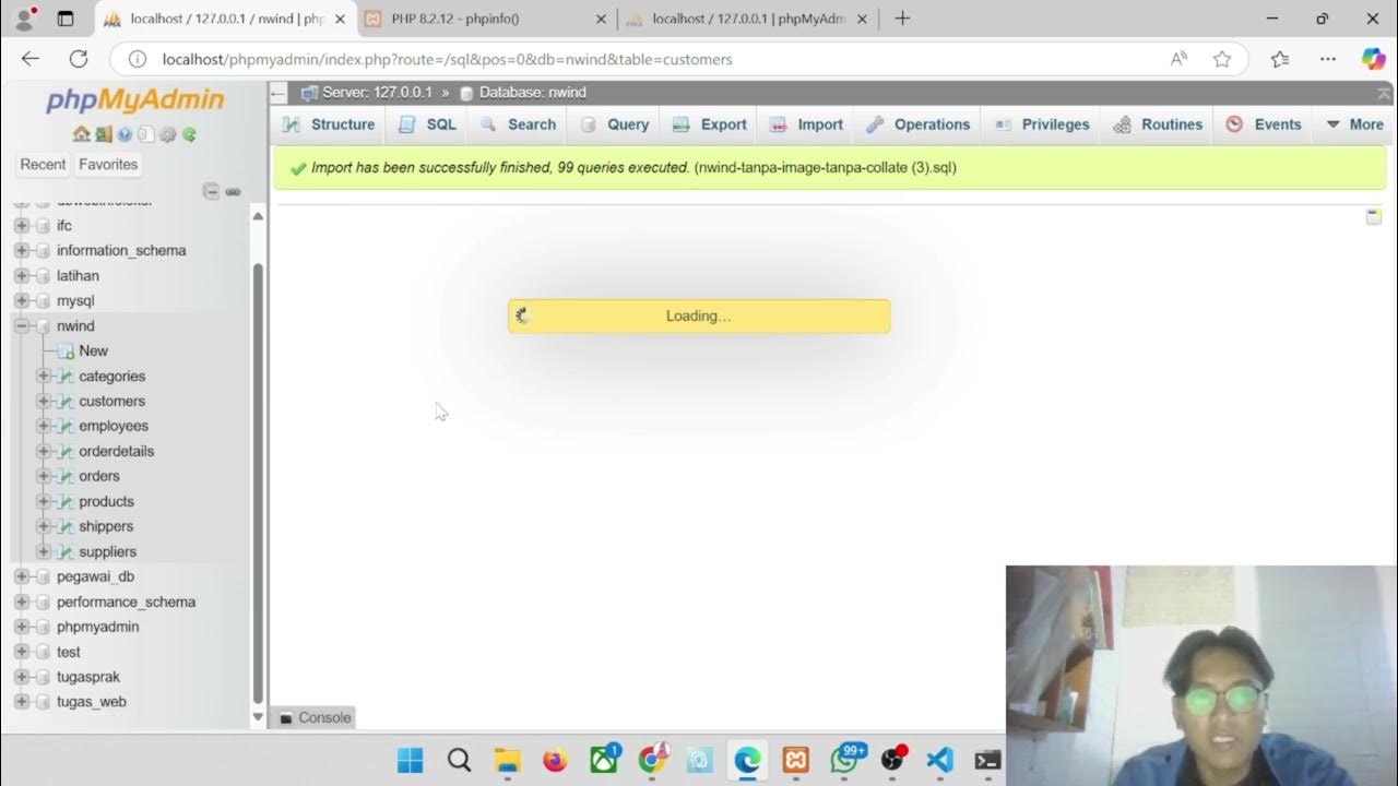 Tugas3 Pemrograman Web: Aplikasi Laravel + Akses DB (123230026) - YouTube