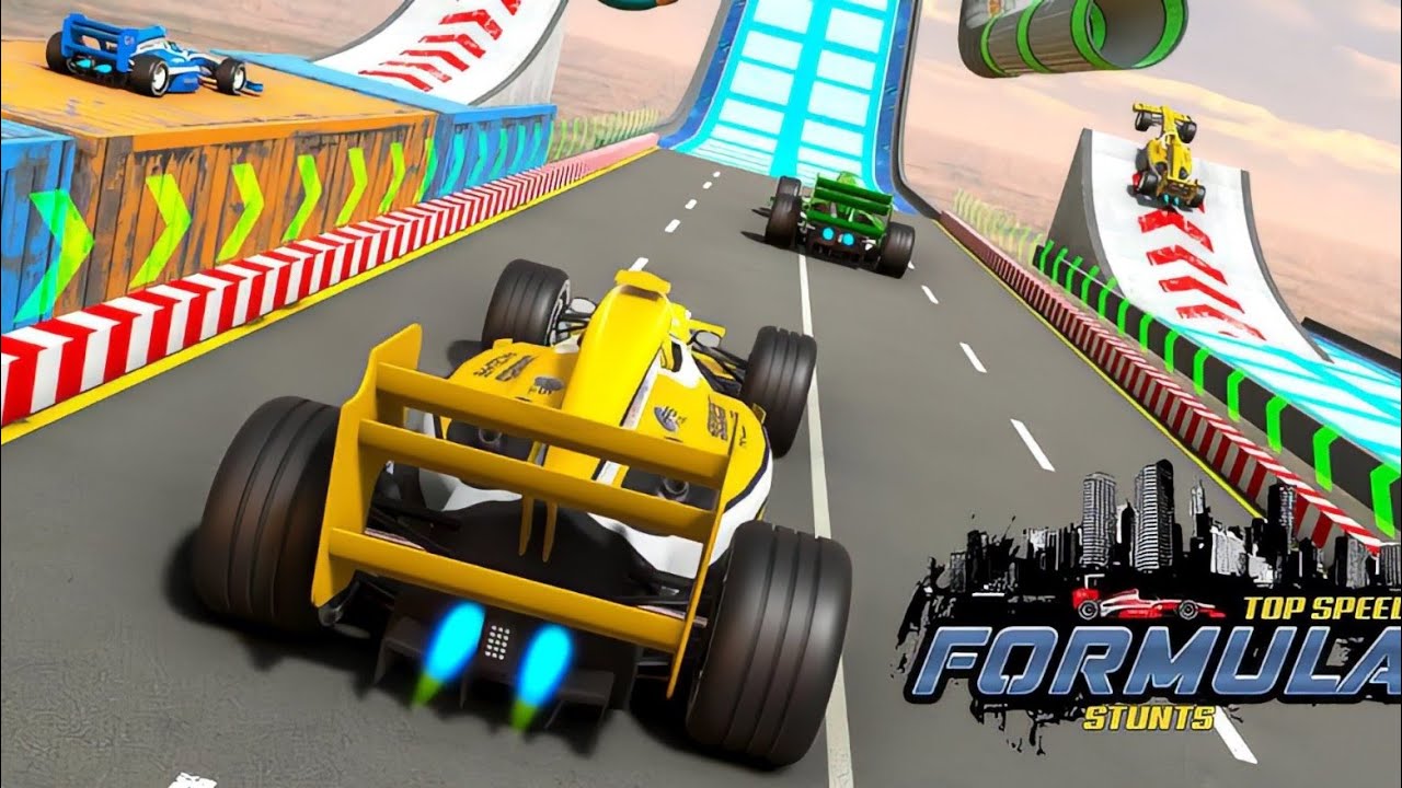 Mega Ramp Formula Car Stunt Game 🚘 - GT Car Racing 🎯 - Android GamePlay ...