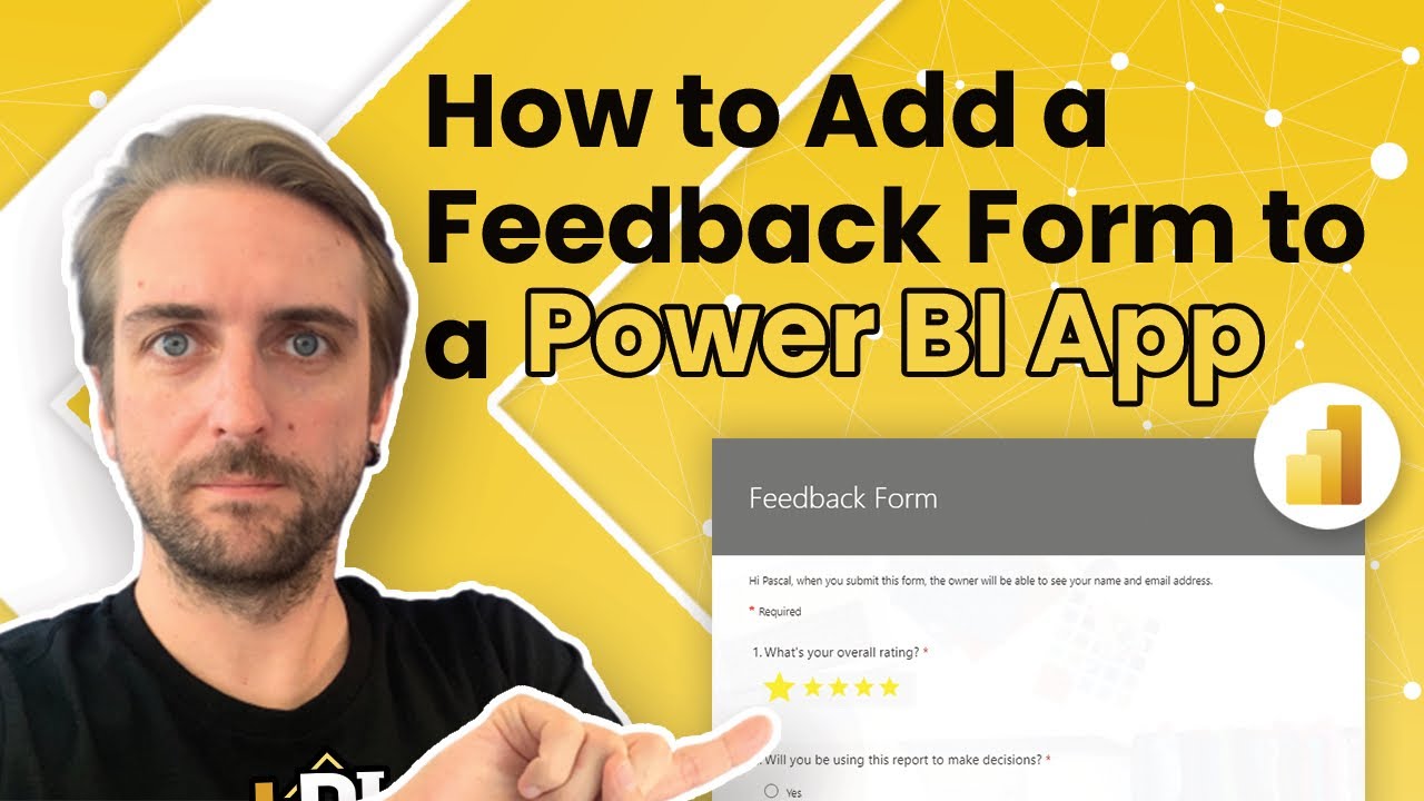 How to add a feedback form to a Power BI App - YouTube