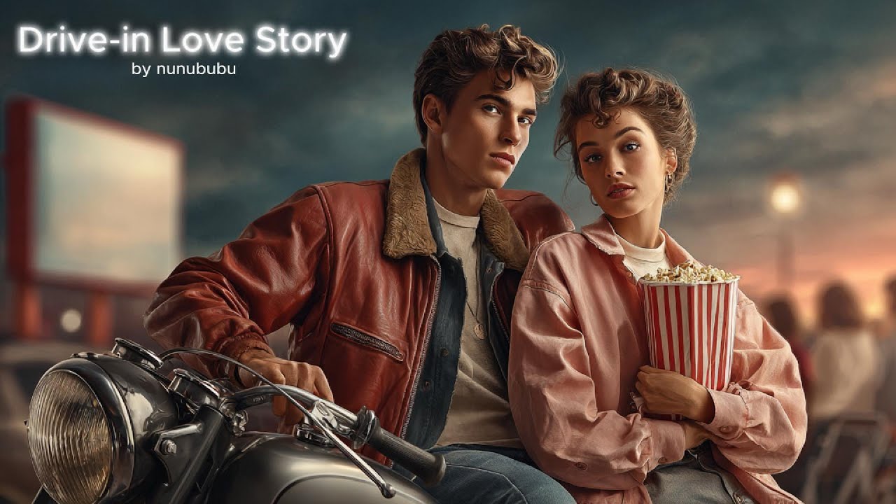 Drive-in Love Story 🎬🍿 | A Playful 1960s Duet by nunububu - YouTube