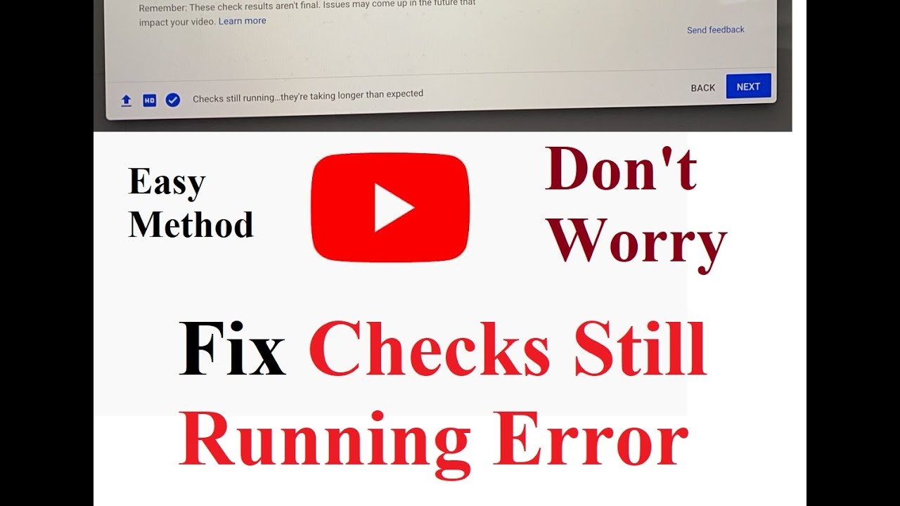 check still running| how to fix check still running| checks still ...