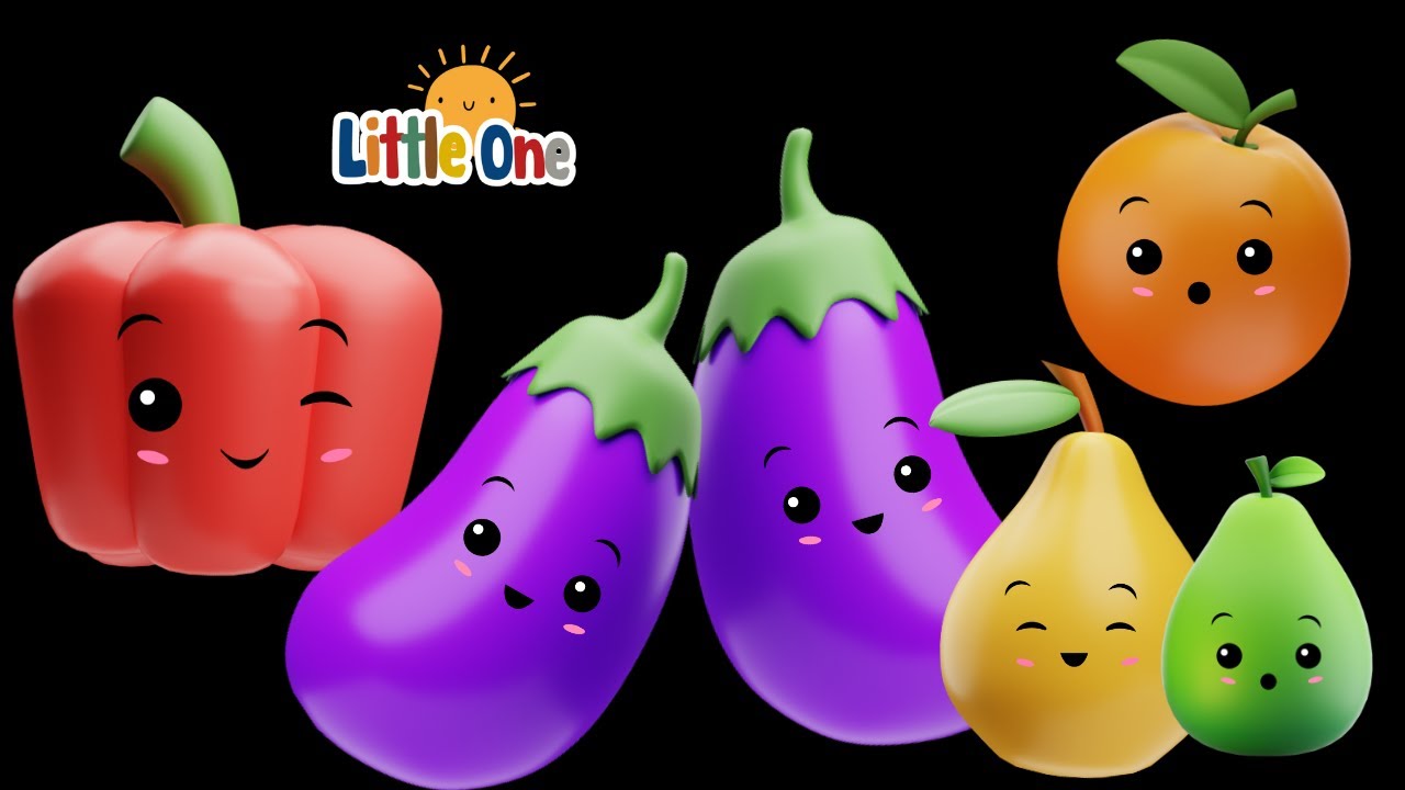 Dancing fruits- Fun Animation - Baby Sensory video High Contrast ...