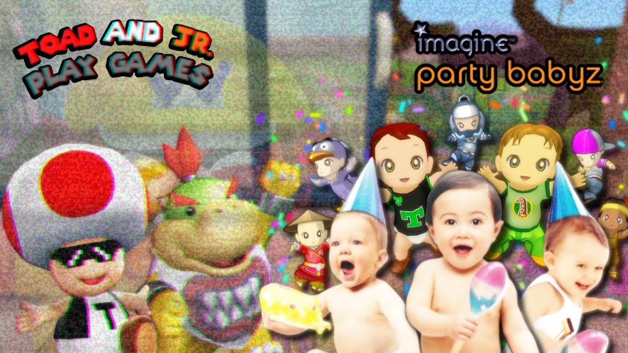 Toad and Jr. Play Games: Imagine Party Babyz (Wii) #2 - YouTube