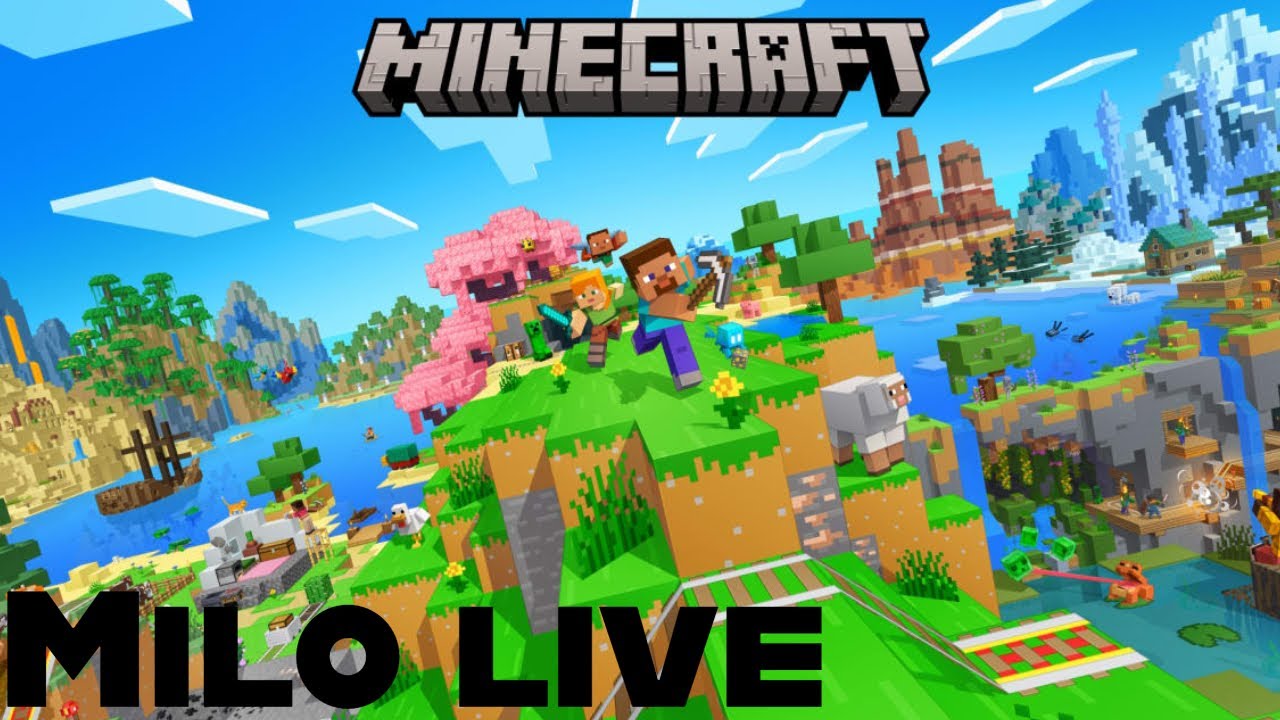 Playing Minecraft-Milo draws - YouTube