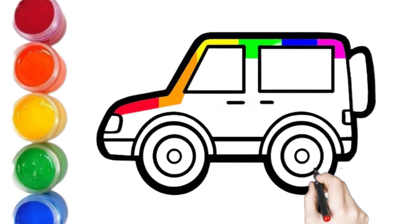 Artful Wheels: Step-by-Step Guide to Drawing a Car for Kids - YouTube