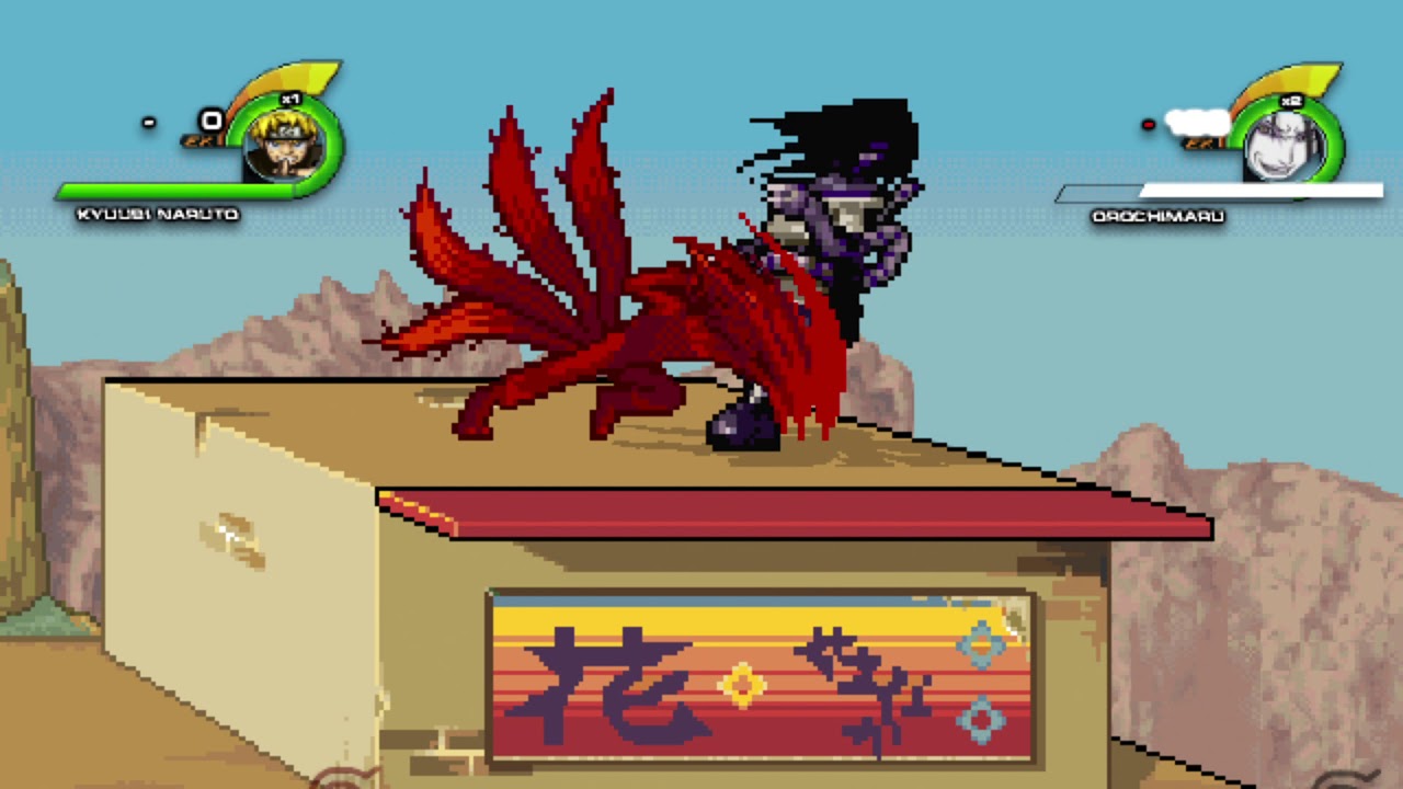 SSF2- Naruto (4 Tails) vs Orochimaru - YouTube