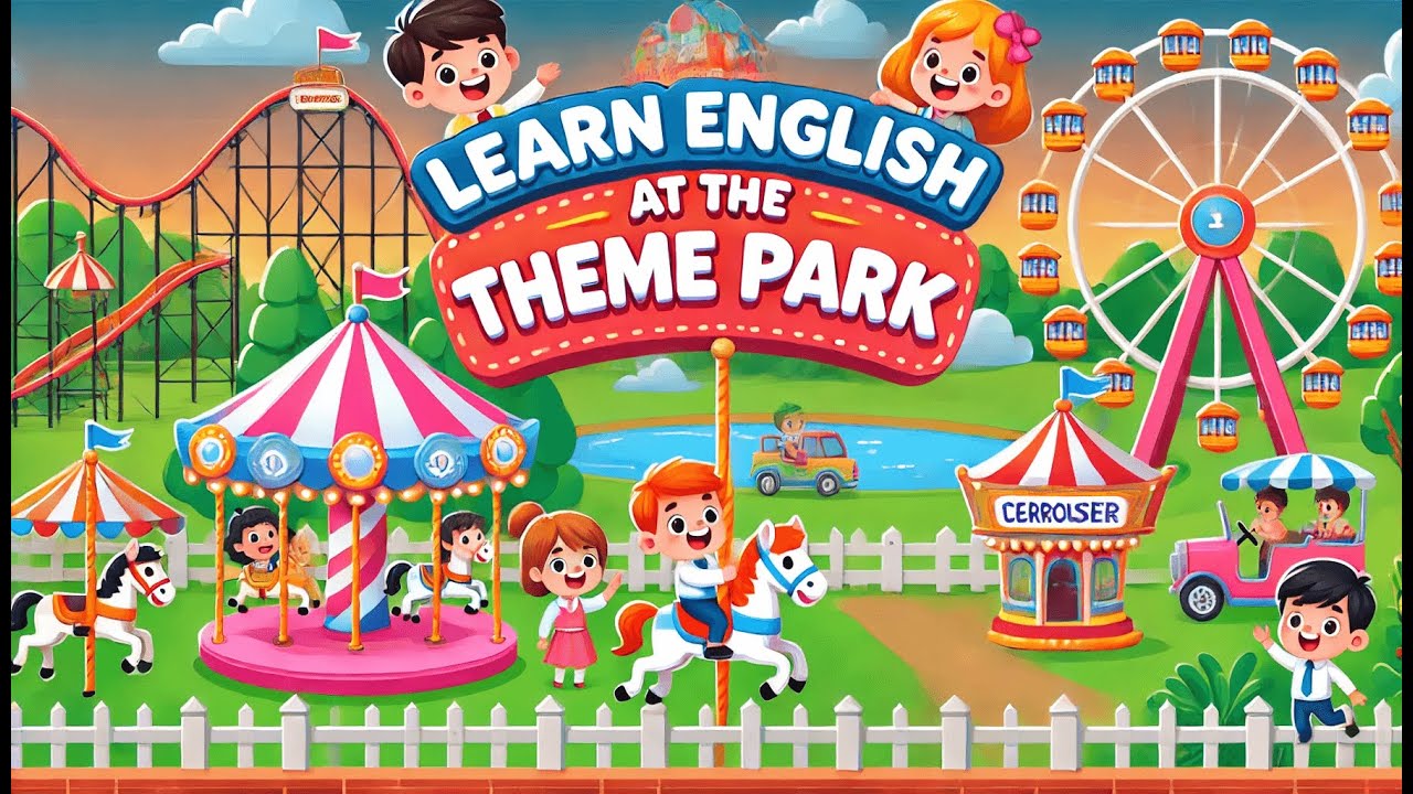 Learn English at the Amusement Park PT1 - YouTube