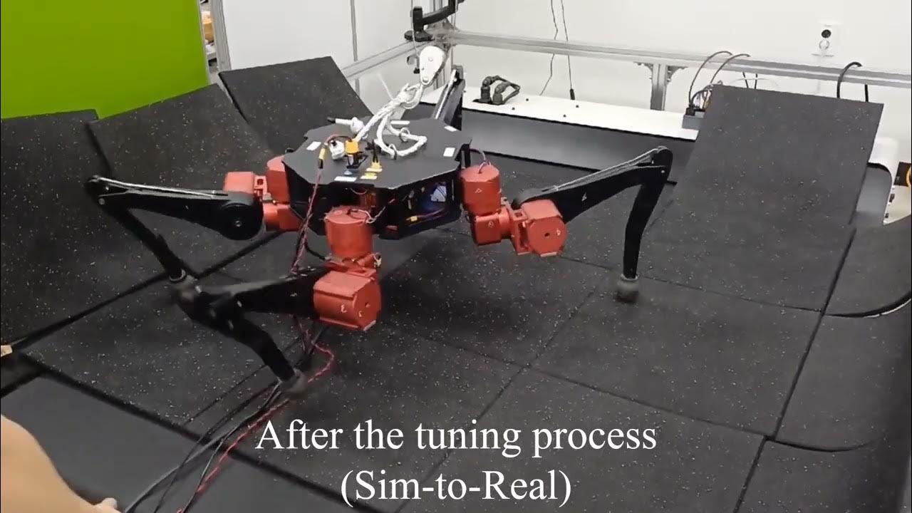 Deploying Reinforcement Learning Controller to Sprawling Quadruped Robots - YouTube