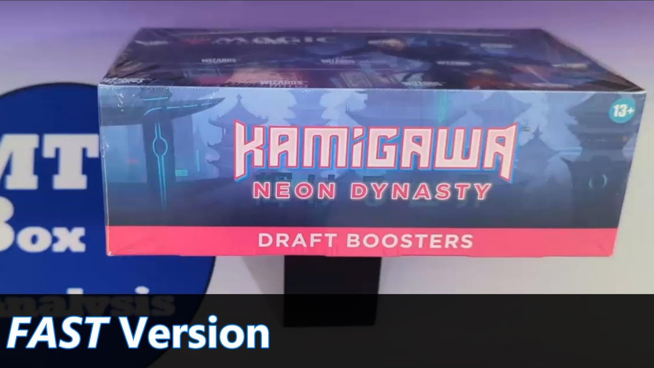 Kamigawa: Neon Dynasty - Draft Booster Box (Fast Version) - YouTube