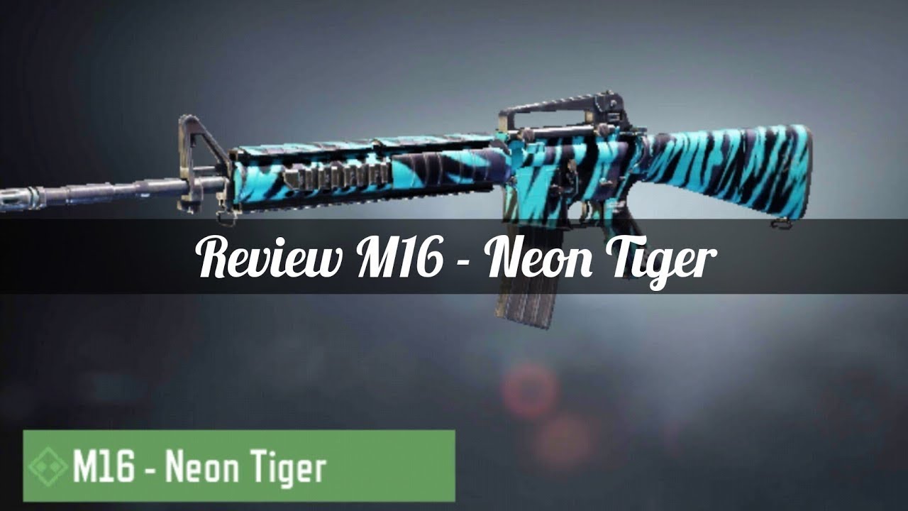 Call Of Duty: Review M16-Neon Tiger - YouTube