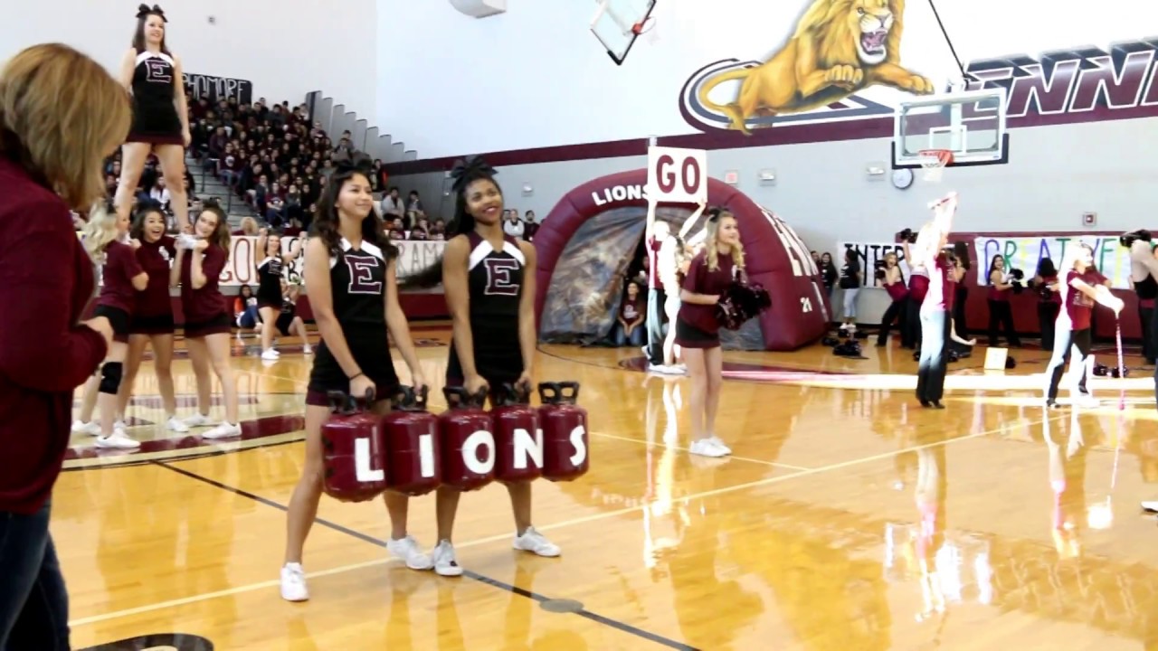 EHS Senior Pep Rally - Senior Cheer - YouTube