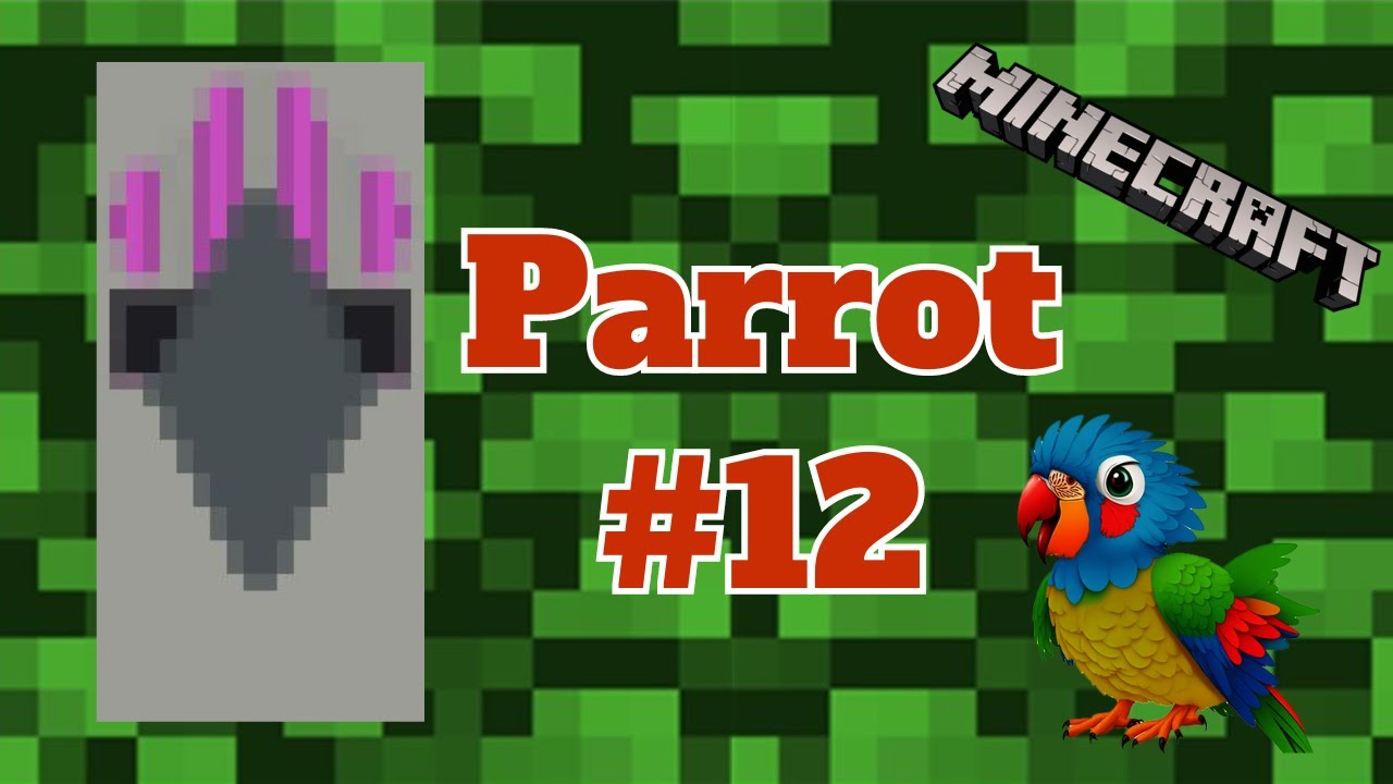 Minecraft Parrot #12 Banner Design - It's Banner Time! - YouTube