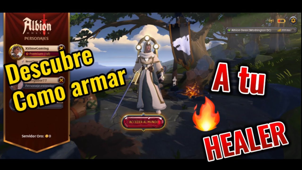 Descubre cómo armar a tu HEALER - ALBION ONLINE EN ESPAÑOL - YouTube