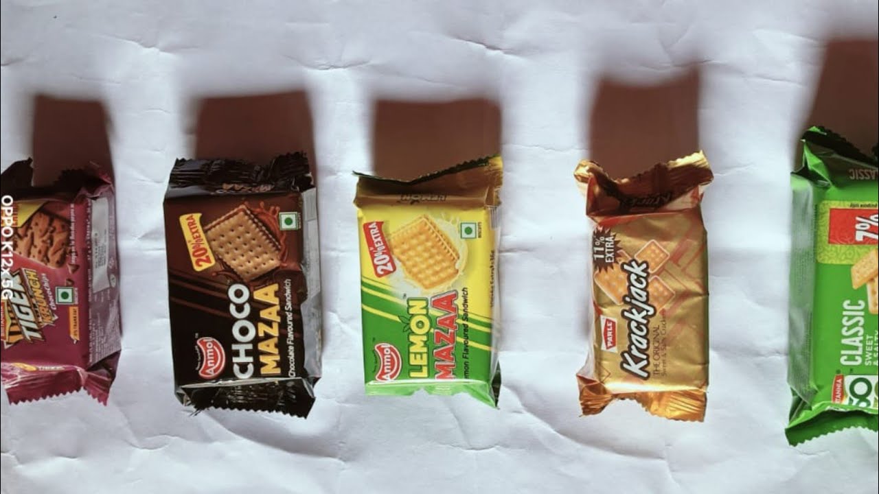 Krackjack biscuit, 50-50 biscuit, Choco Maza, Lemon Mazaa, Tiger ...