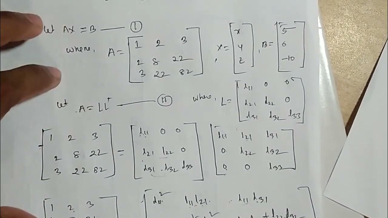 cholesky-method-solving-linear-equation-bangla-tutorial-part-02-youtube