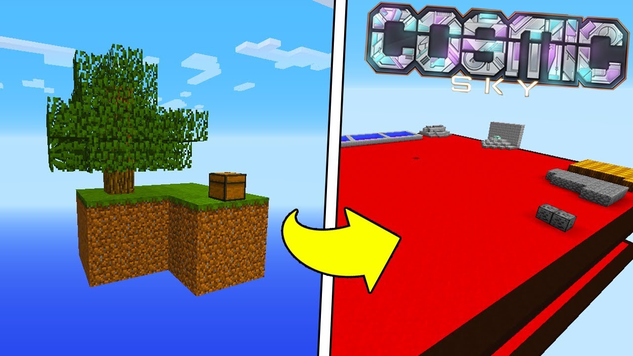 Building My NEW Skyblock Island!! | Minecraft Cosmic Sky S4 #3 - YouTube
