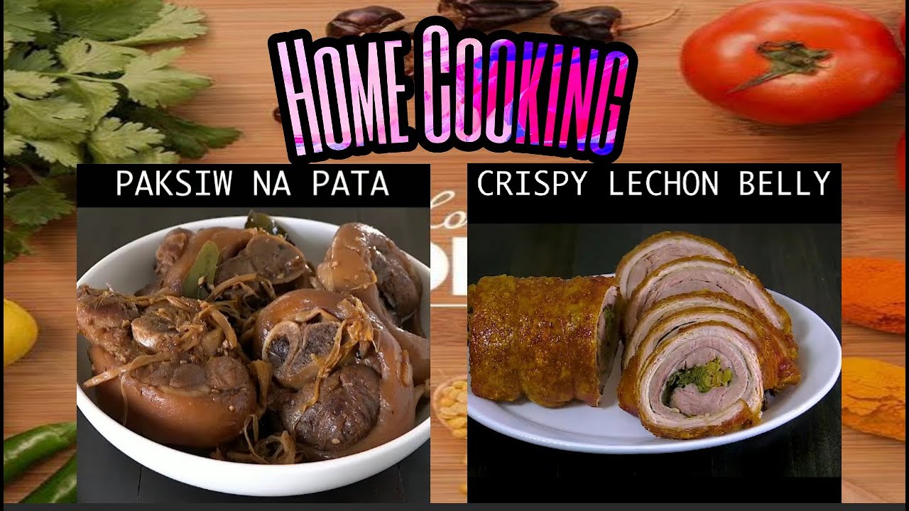 CRISPY LECHON BELLY AND PAKSIW NA PATA -Pinoy Home Cooking. - YouTube