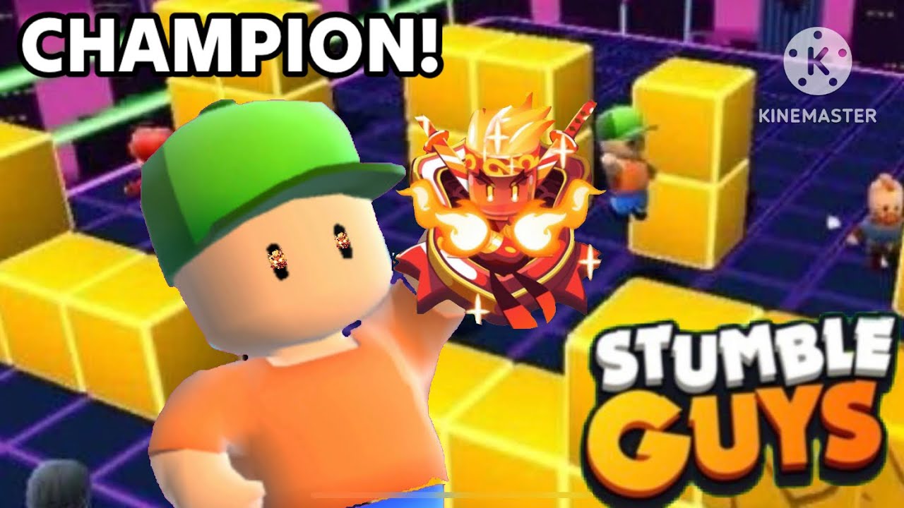 (100TH VIDEO) Reaching Champion Rank in Stumble Guys! - YouTube