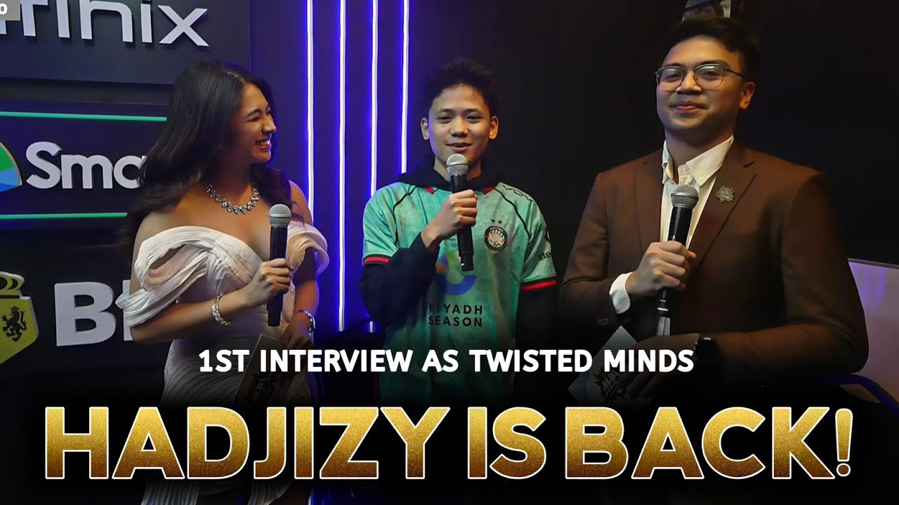HADJIZY IS BACK! FIRST INTERVIEW AS A TWISTED MINDS PLAYER - YouTube