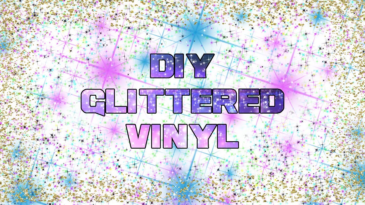 DIY GLITTERED VINYL | Silly Winks alternative - YouTube