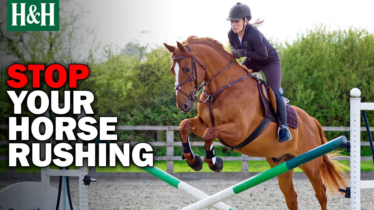 How To Stop Your Horse Rushing | Horse & Hound - YouTube