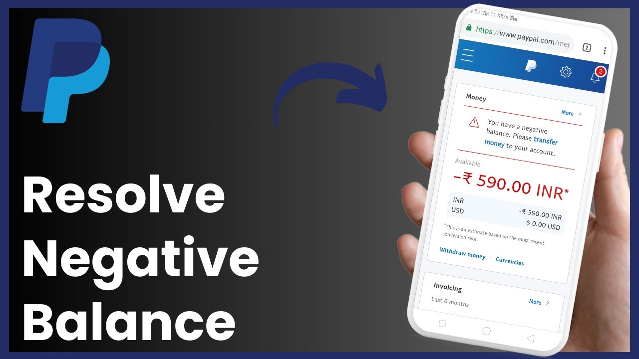 How to Resolve PayPal Negative Balance Fixed 2025 - YouTube