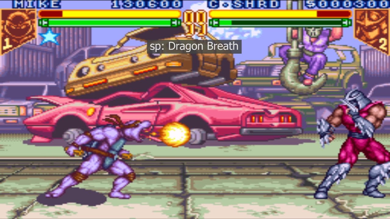 Turtles Tournament Fighters [SNES] - play as "Clone Mike ...