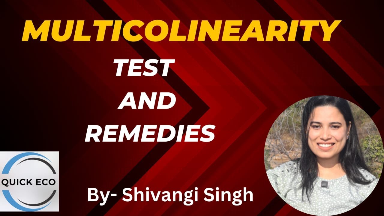 Test of Multi-collinearity| Remedial measures of multi-collinearity ...