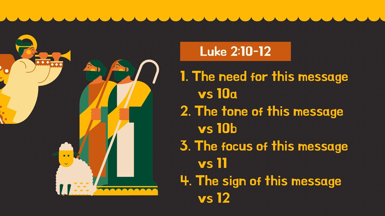 Luke 2:10-12 "An Angelic Message" Andrew Curry - YouTube
