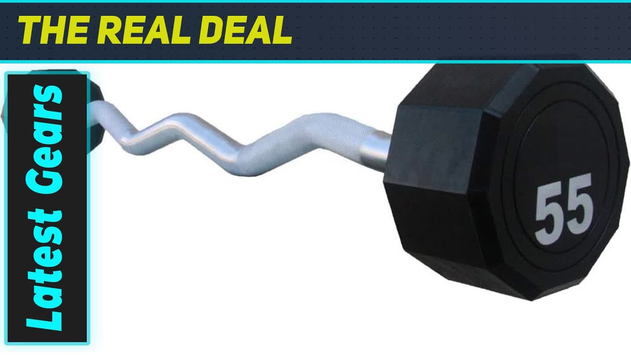 Amazing Fitness First EZ Curl Barbell: Unrivaled Durability & Grip ...