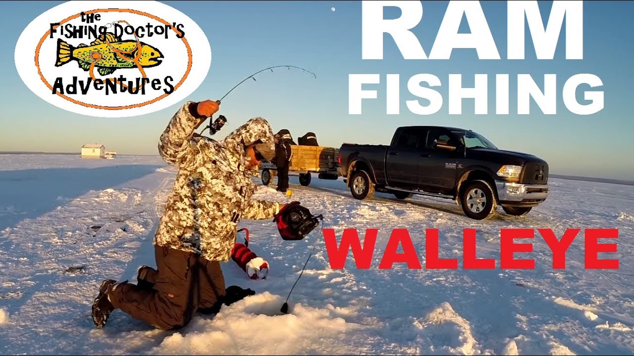 SICK Fish Doctor Walleye Ice Fishing at Lesser Slave Lake Alberta - YouTube