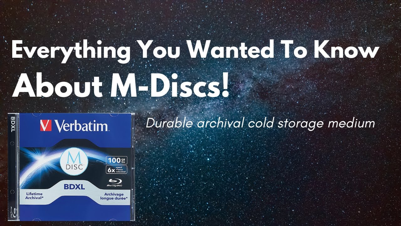 Everything I Know About The M-Disc (Archival Optical Storage Medium ...