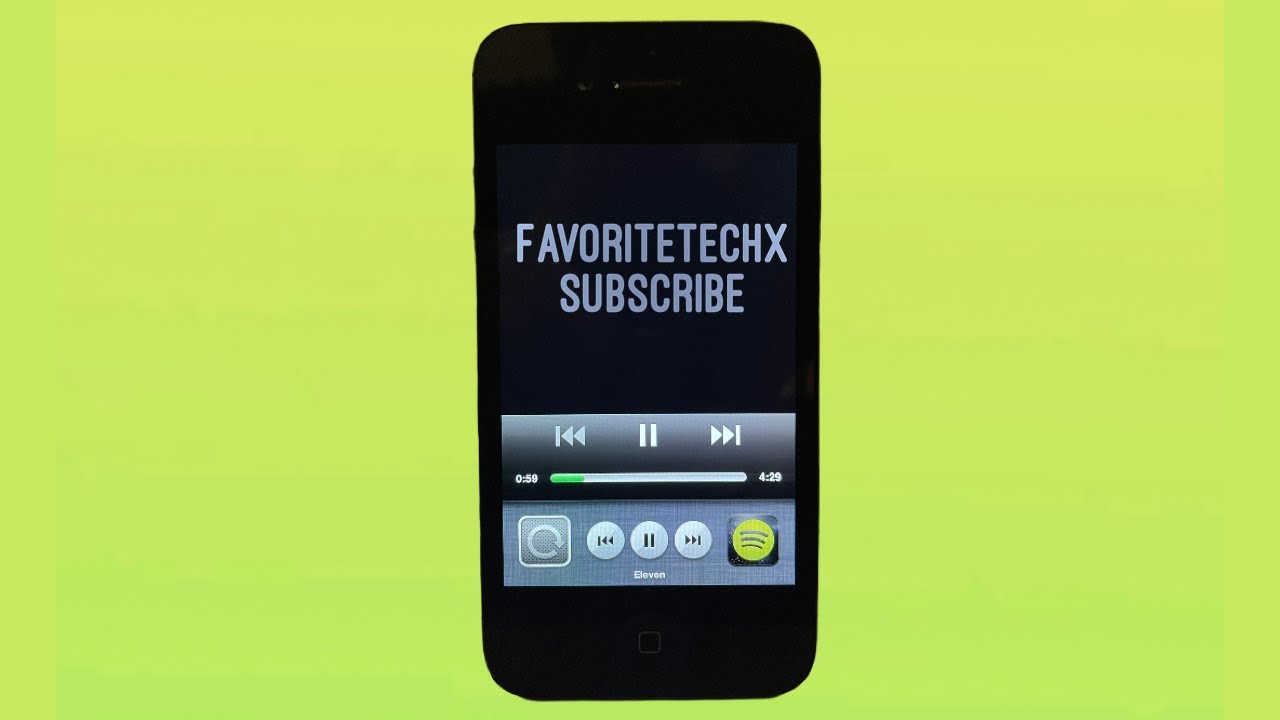 Spotify on iOS 6 still usable 🎼 - YouTube