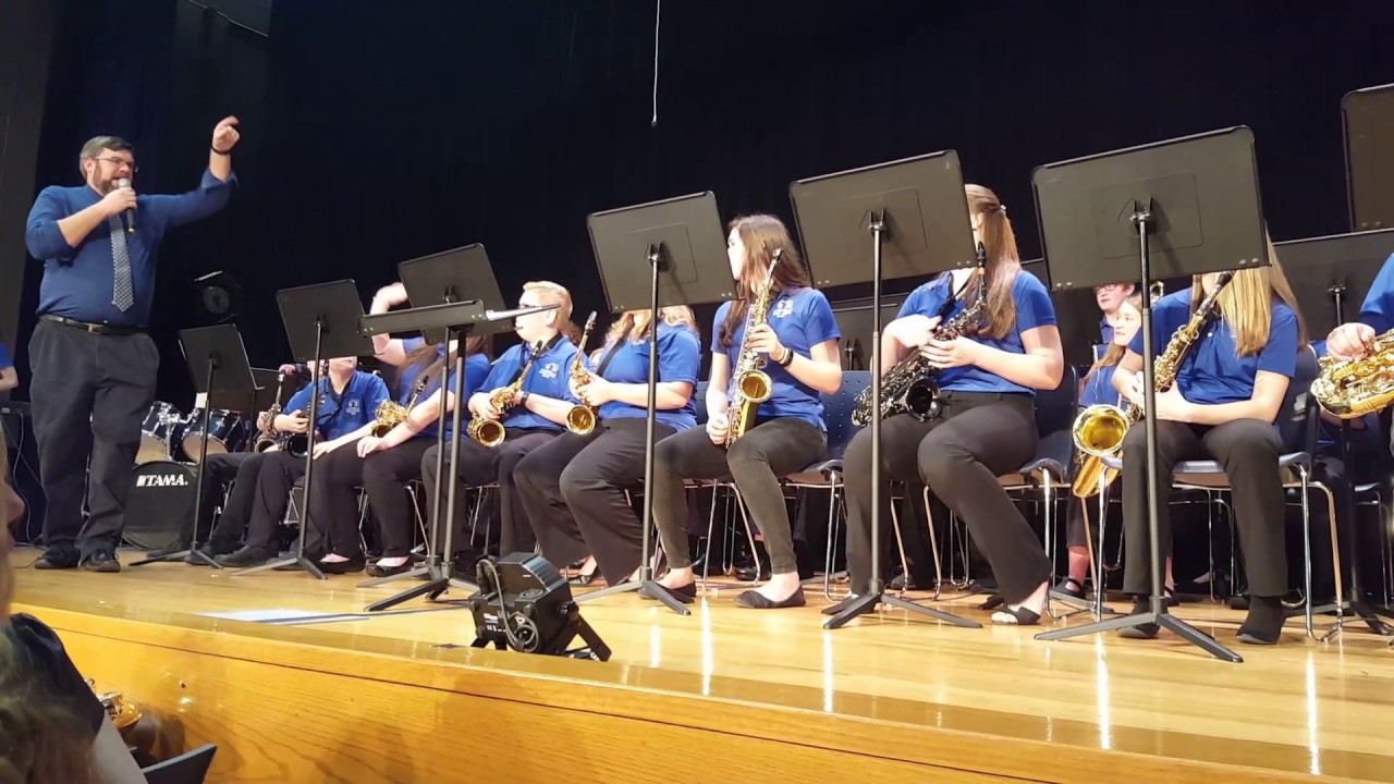 Louisville Middle School Jazz Band at Band Festival 2017 - YouTube
