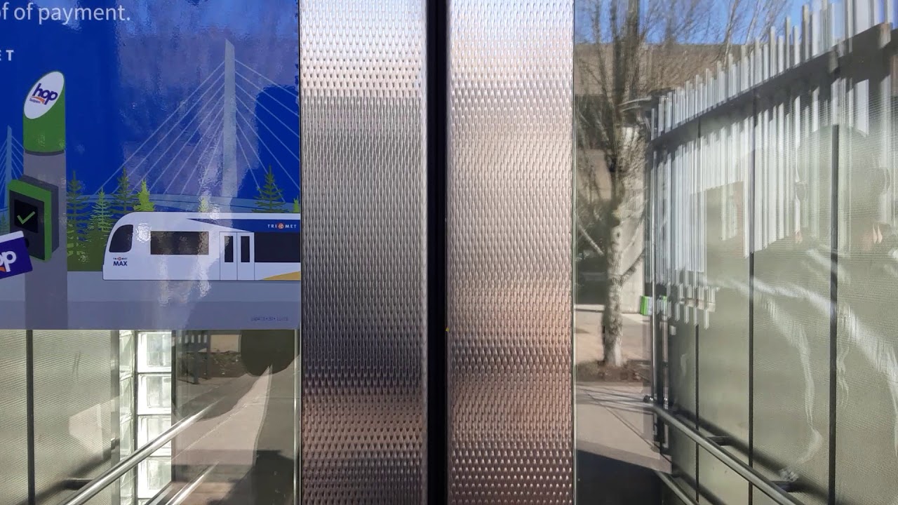 Elevator at sunset transit center max station Beaverton OR Kone ...