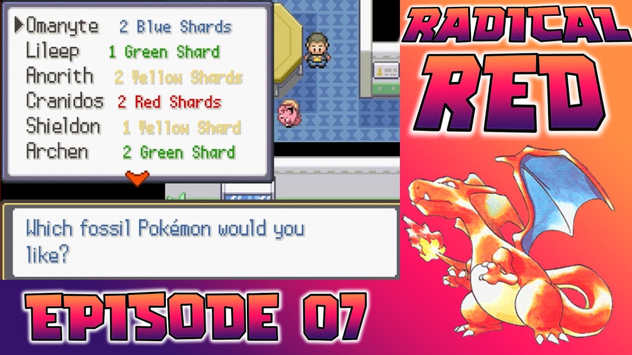 ALL THE FOSSILS!! | Pokemon Radical Red Episode 07 - YouTube