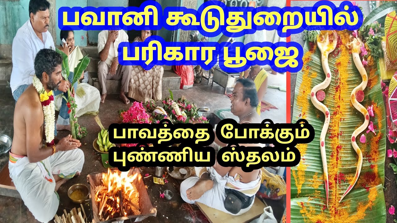 Parihara Pooja at Bhavani Kuduthurai 2025 || பவானி கூடுதுறையில் பரிகார ...