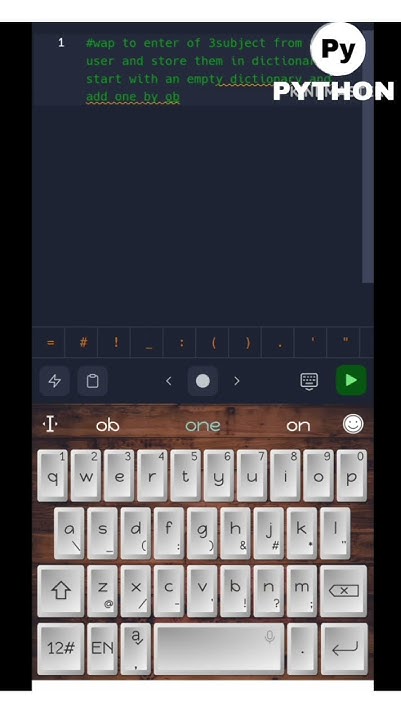 WAP in 🐍to store users input in dictionary.#python#program.py#shorts - YouTube