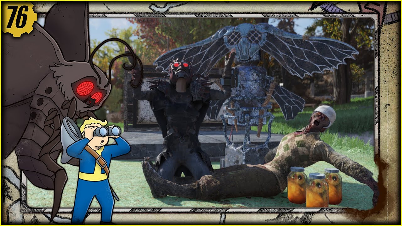 Fallout 76 - Mothman Wing Clipper Bundle Review. - YouTube