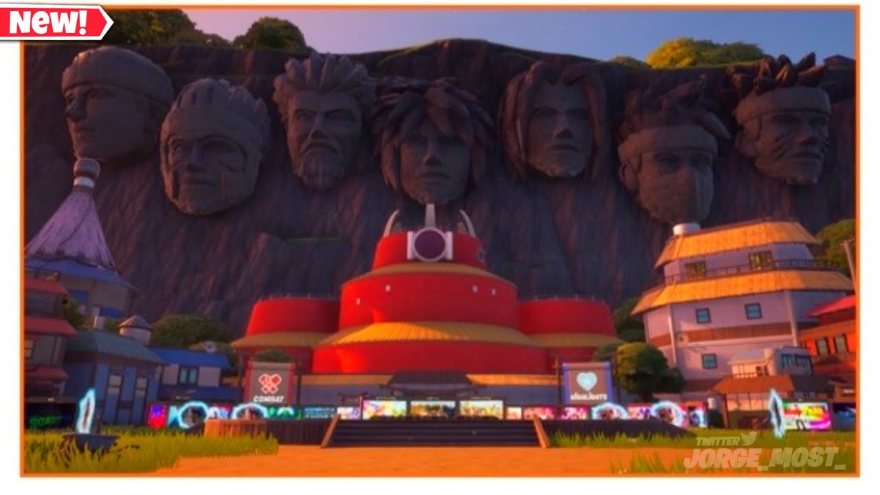 First Look At Naruto x Fortnite The Hokage Residence Creative Hub With ...