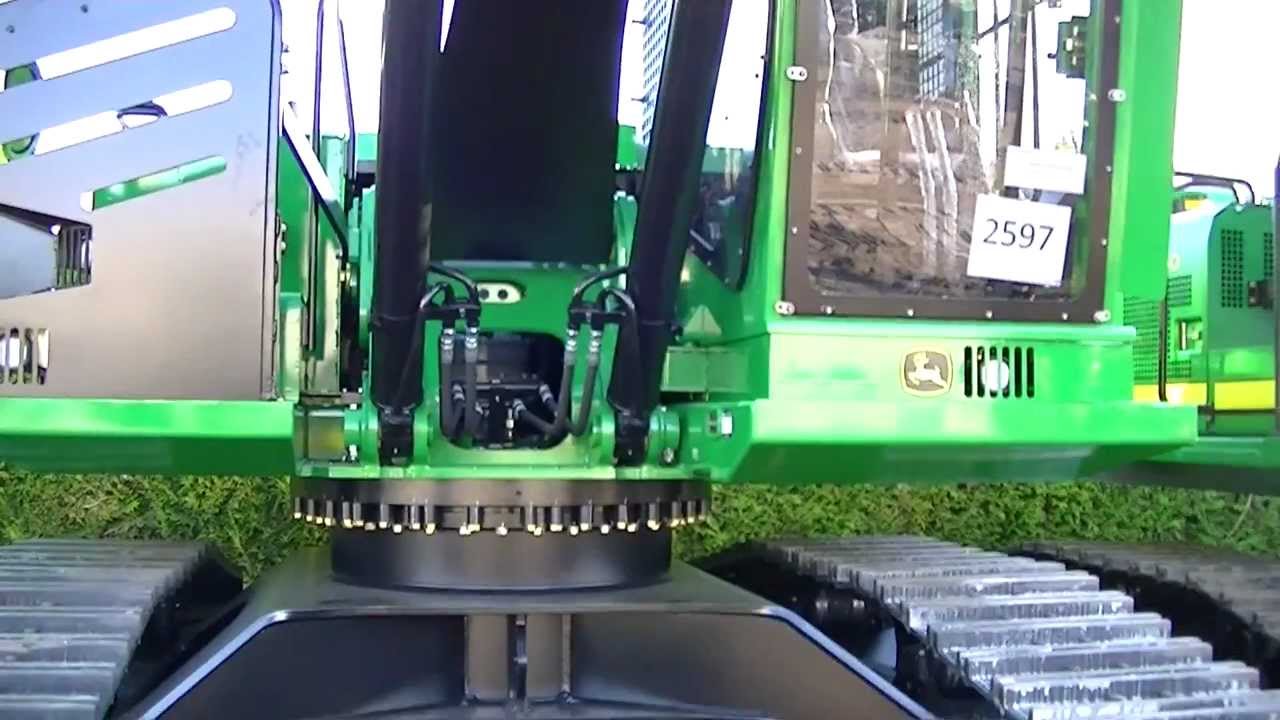 New John Deere 2154 Log loader - YouTube