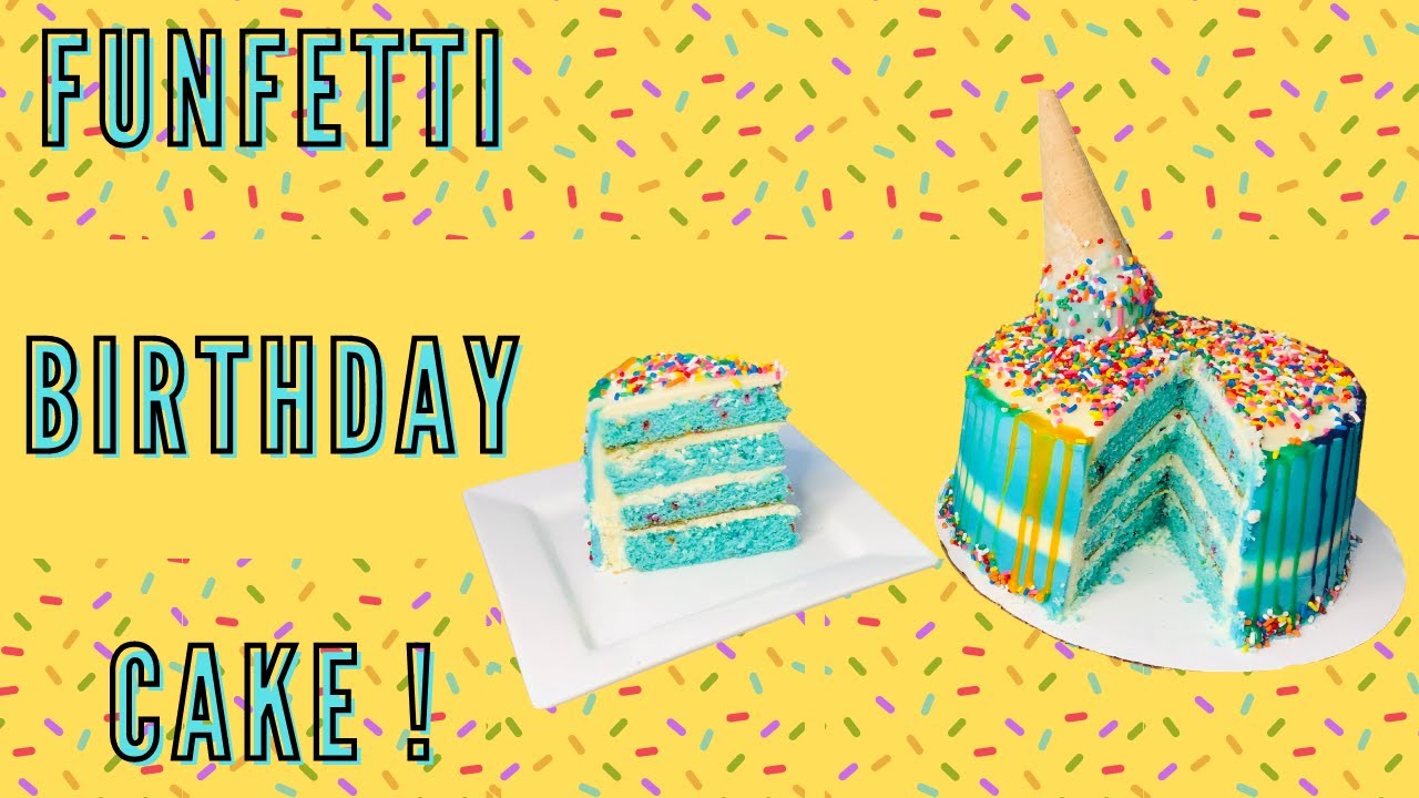 Funfetti Cake || From Scratch Confetti Cake || MYLIFEANDLUPUS - YouTube