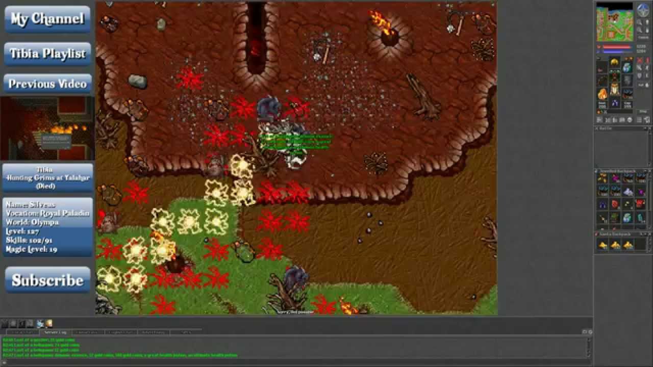 Lets play Tibia: Magician's Quarter Underground level 1 Hellspawn and ...