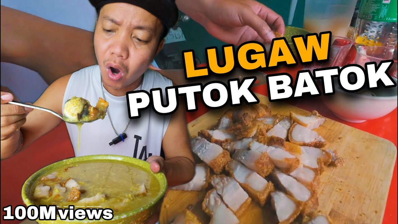 LUGAW PUTOK BATOK. BALOT at LECHON KAWALI siguradong mag iinit kayo ...