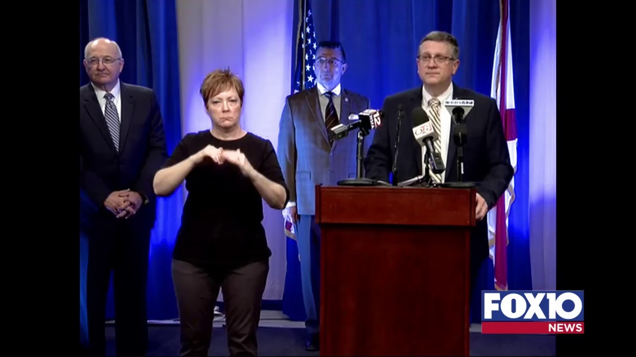 Alabama Department of Public Health press conference on coronavirus ...