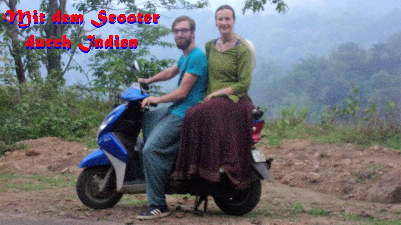 Indien mit dem Scooter Roller erkunden | Indien Reise auf dem ...